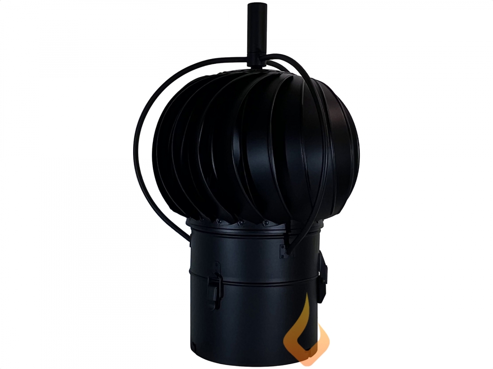 Turbowent pipehatt, Ø150mm - Roterende pipehatt, utvendig kulelager ...