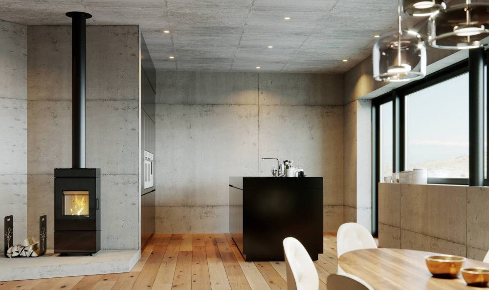 Defro Home CUBE MINI - Sort peisovn | Megavarme