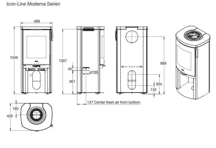 HETA Icon-Line Moderna Peisovn | Megavarme